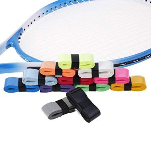 12 Pieces Tennis Racket Badminton Racket Grip Tape Overgrips for Anti-Slip and Sweat Absorbent Grip (Multicolored, 12 Pieces)