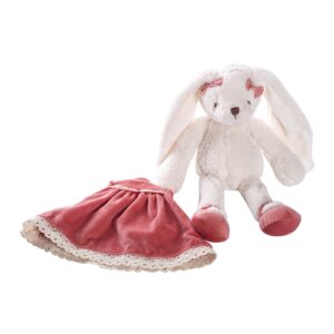 Dilly dudu 2020 Holiday Plush Bunny Rabbit Stuffed Animal Soft Toys Cuddly Dolls Best Gifts 12-Inch (Pink)