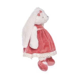 Dilly dudu 2020 Holiday Plush Bunny Rabbit Stuffed Animal Soft Toys Cuddly Dolls Best Gifts 12-Inch (Pink)