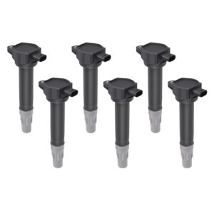 set of 6 ignition coil pack compatible with 2006-2010 dodge charger nitro magnum grand caravan & chrysler 300 sebring pacifica town & country 2.7l 3.5l 4.0l v6 - replace# 4606869aa 4606869ab uf502