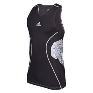 adidas men's blk tf ironskin 3 pad t size xl