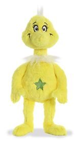 aurora® whimsical dr. seuss™ sneetch stuffed animal - magical storytelling - literary inspiration - yellow 12 inches