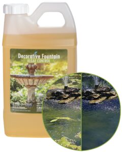 fountain algaecide and clarifier - 64oz - kills and inhibits all types of algae growth, formulated for small ponds and water features, treats up to 64,000 gallons