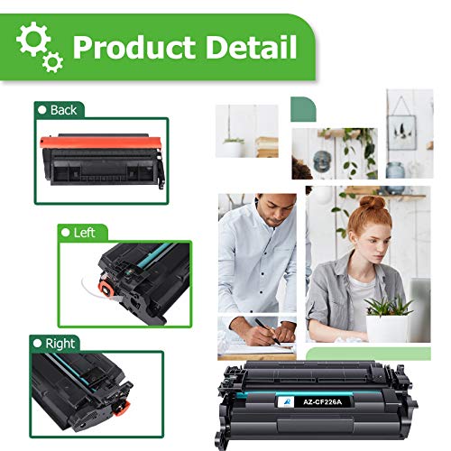 Aztech Compatible Toner Cartridge Replacement for HP 26A CF226A Pro M402n M402dw M402dn Pro MFP M426fdw M426fdn M426dw Printer (Black 4-Pack)