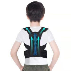 posture corrector for kids, upper back posture brace for teenagers back straightener support under clothes spinal support to improve slouch, prevent humpback, relieve back pain