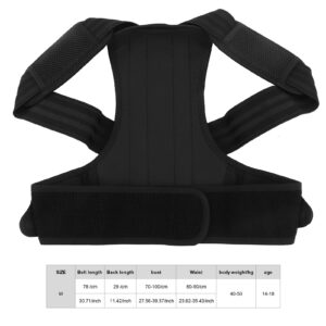 Posture Corrector for Kids, Upper Back Posture Brace for Teenagers Back Straightener Support Under Clothes Spinal Support to Improve Slouch, Prevent Humpback, Relieve Back Pain