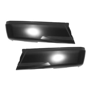 mbi auto - primered steel, left & right rear bumper ends (2 piece set) for 2015-2020 ford f150 pickup 15-20, fo1102382