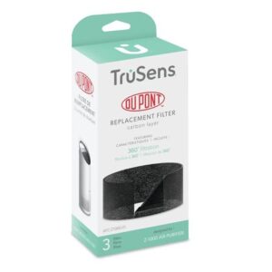 TruSens DuPont Replacement Carbon for Small Z-1000 Standard HEPA Filter | 3 Pack