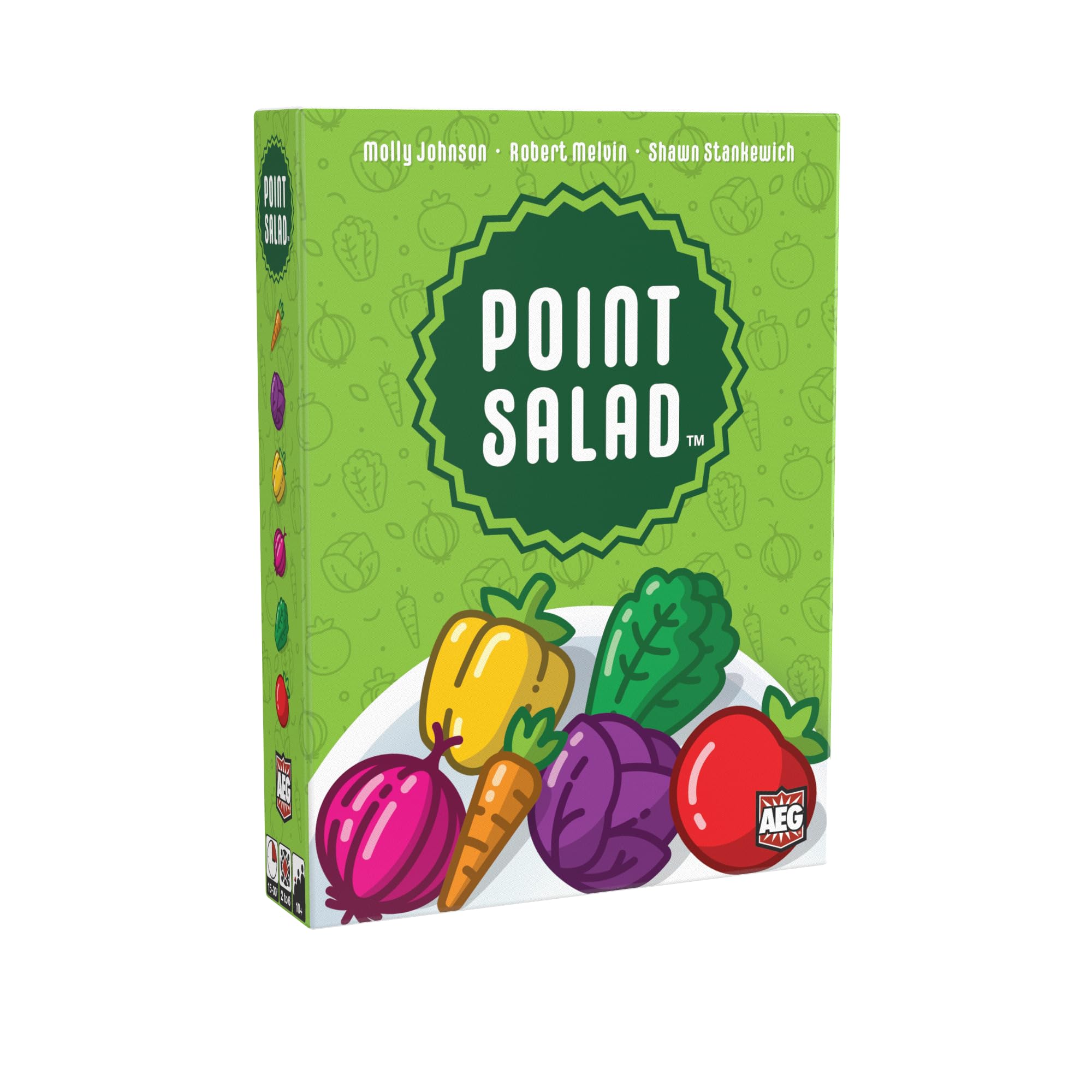 Alderac Entertainment Group (Aeg) & Flatout Games | Point Salad - Award Winning Card Game for the Whole Family | Easy to Learn | Quick to Play | Ages 8 and up | 2-6 Players