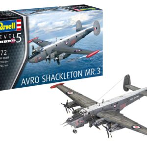 Revell 03873 Avro Shackleton MR.3 (1:72 Scale) Model Kit, Grey