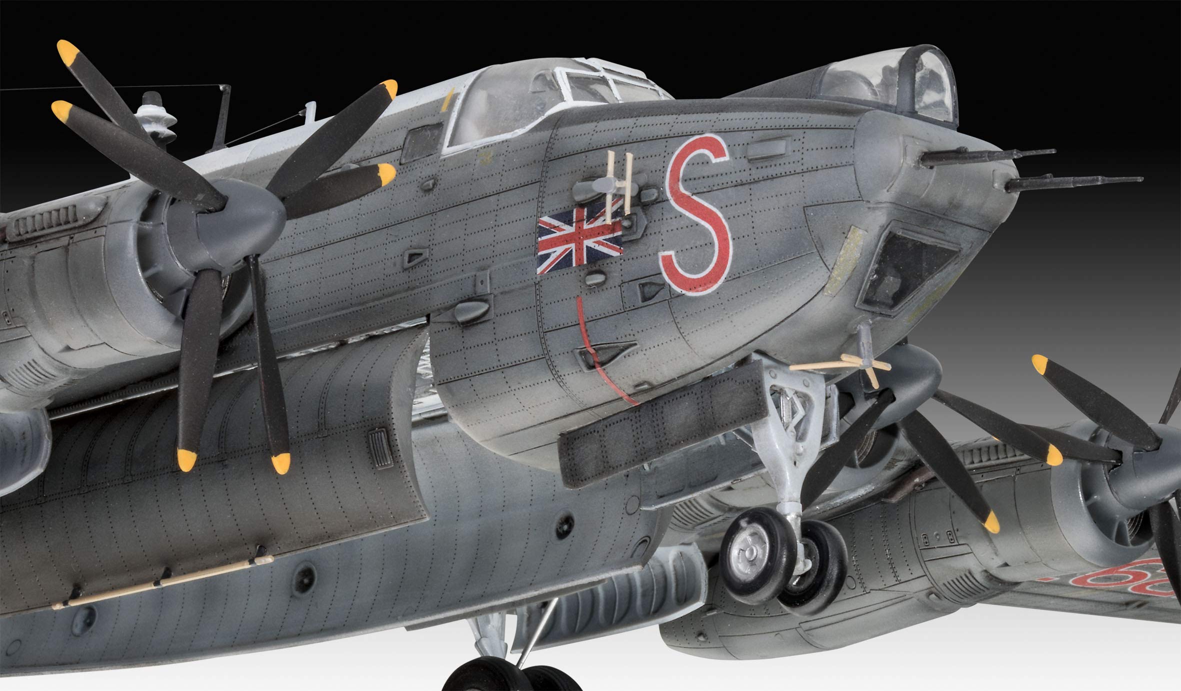 Revell 03873 Avro Shackleton MR.3 (1:72 Scale) Model Kit, Grey