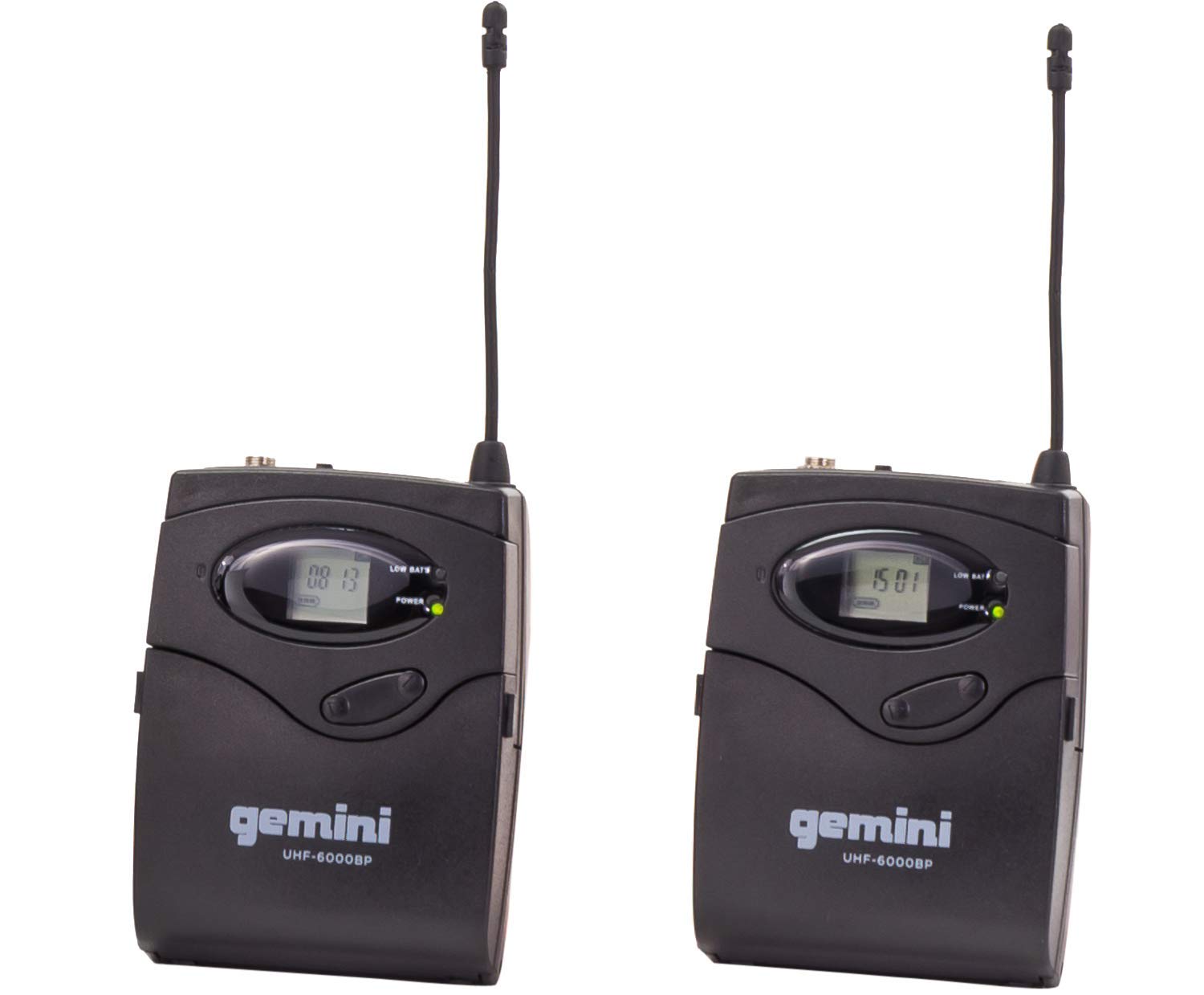 Gemini Sound UHF-6200HL Premium Wireless Lavalier & Headset Mic System - Crystal Clear Audio for Stage Performances and Public Speaking