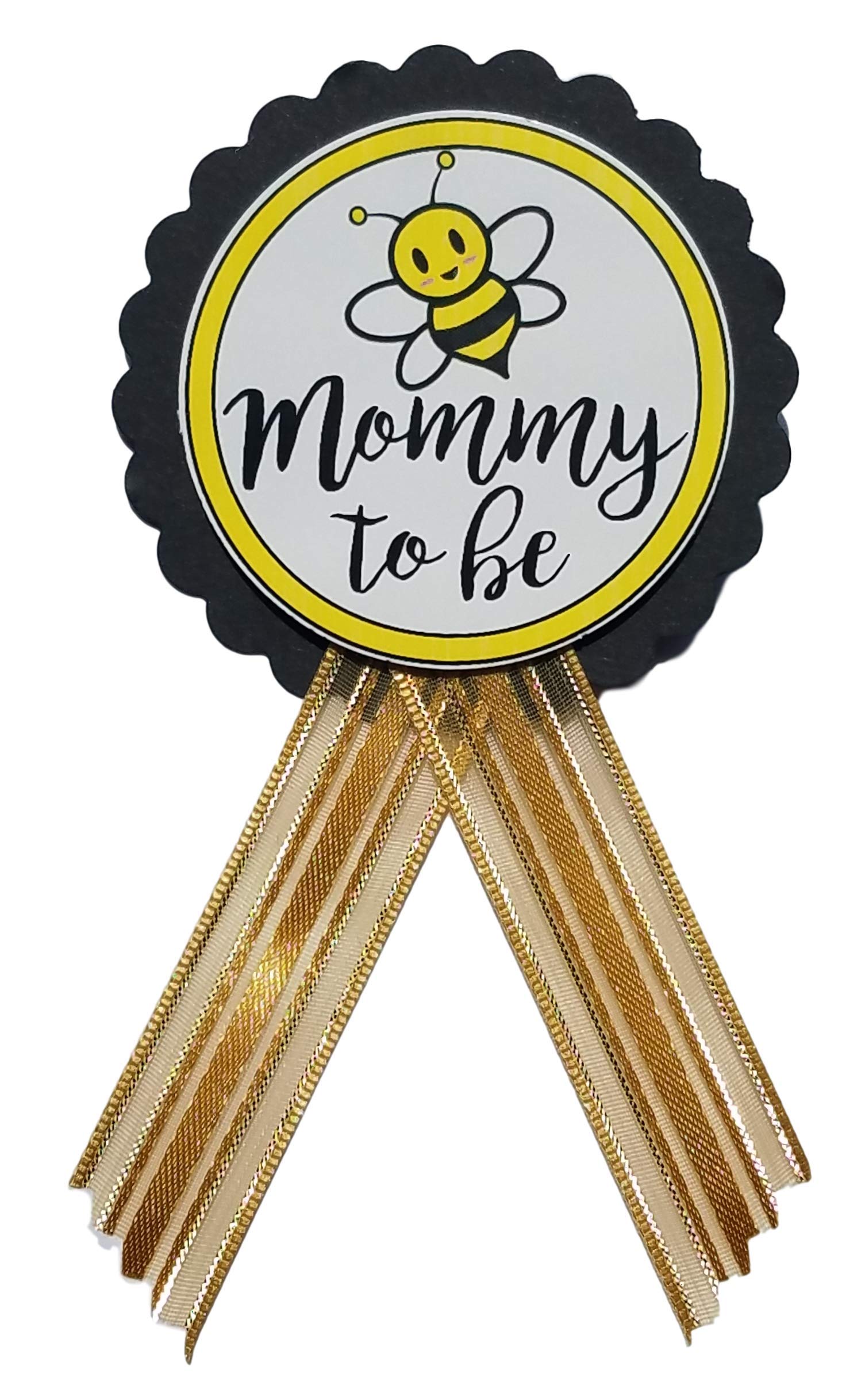 Mommy & Daddy to Bee Pins Baby Shower Honeycomb Honeybee Sprinkle by Amy's Bubbling Boutique