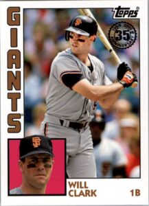 2019 topps '84 topps #t8431 will clark baseball card *