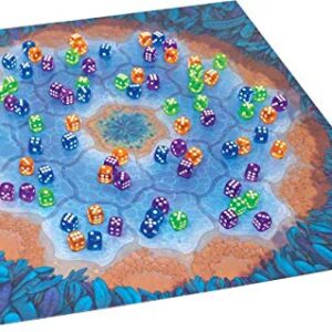 Z-Man Games Noctiluca Board Game - Dive into The Glowing Depths in This Colorful Dice Game! Strategy Game for Kids & Adults, Ages 8+, 1-4 Players, 30 Minute Playtime, Made