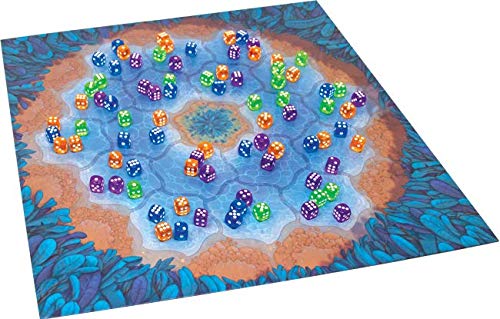 Z-Man Games Noctiluca Board Game - Dive into The Glowing Depths in This Colorful Dice Game! Strategy Game for Kids & Adults, Ages 8+, 1-4 Players, 30 Minute Playtime, Made