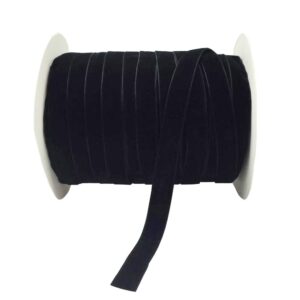 10 yards velvet ribbon spool (black, 5/8")