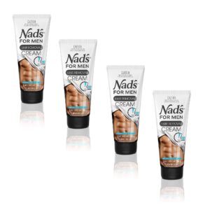 nad's for men hair removal cream, 6.8 oz. (4)