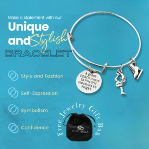 Sportybella Ice Skating Coach Bracelet, Figure Skating Jewelry, Ice Skating Great Coach is Hard to Find Jewelry, Ice Skate Charm Bracelet - Perfect Figure Skating Coach Gift