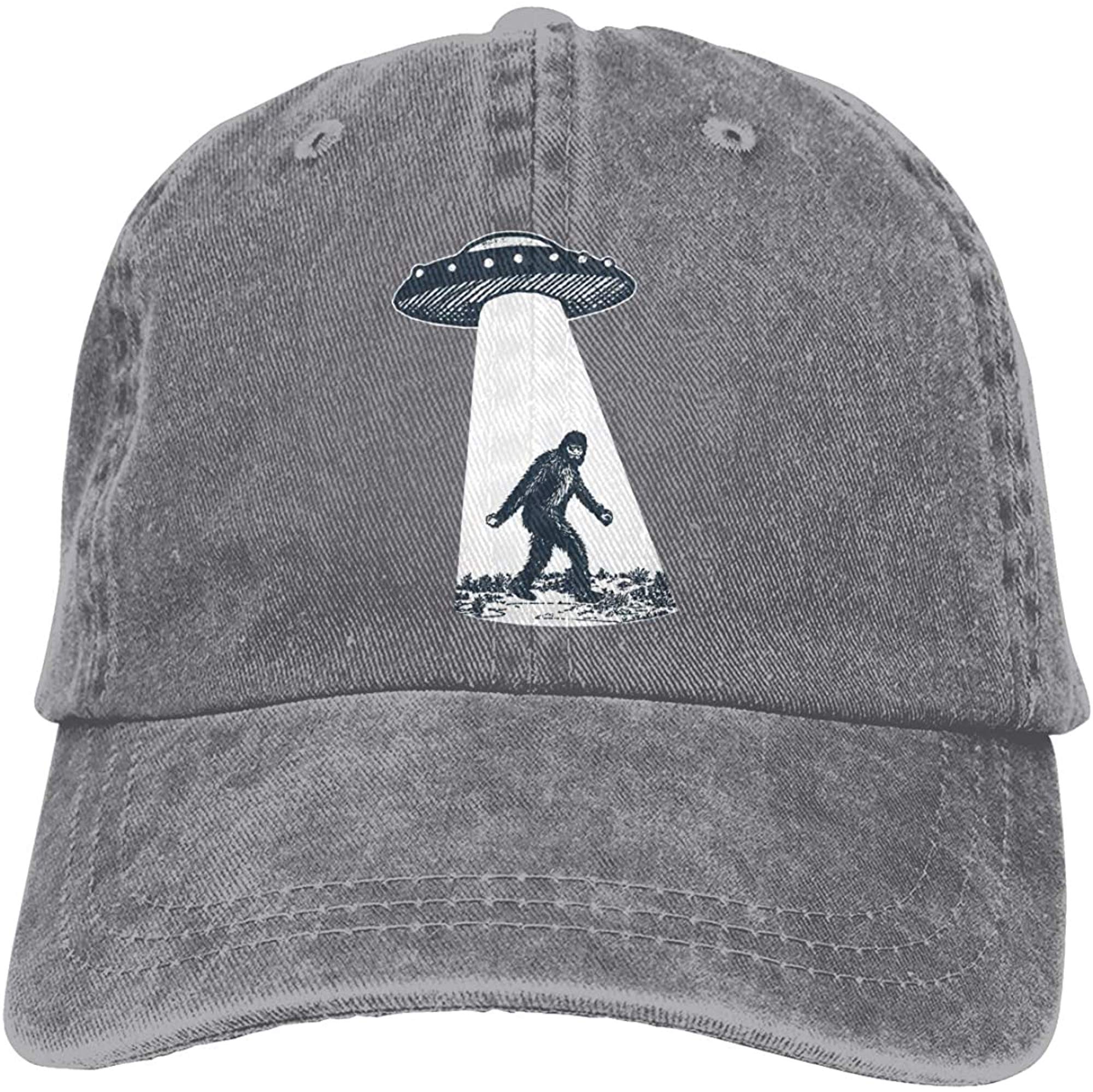 Waldeal Men's Bigfoot Baseball Caps Adjustable Vintage Ball Cap Summer Dad Hats Grey