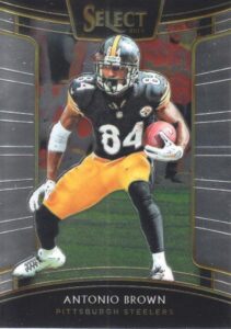 2018 select football #10 antonio brown pittsburgh steelers