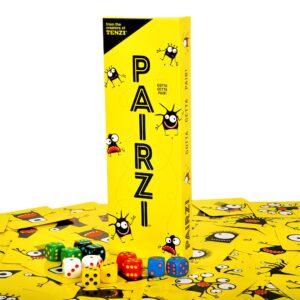 TENZI PAIRZI - The Fast, Fun Card Matching Family and Party Game with a Twist - for Ages 6 to 96 - 2 to 6 Players