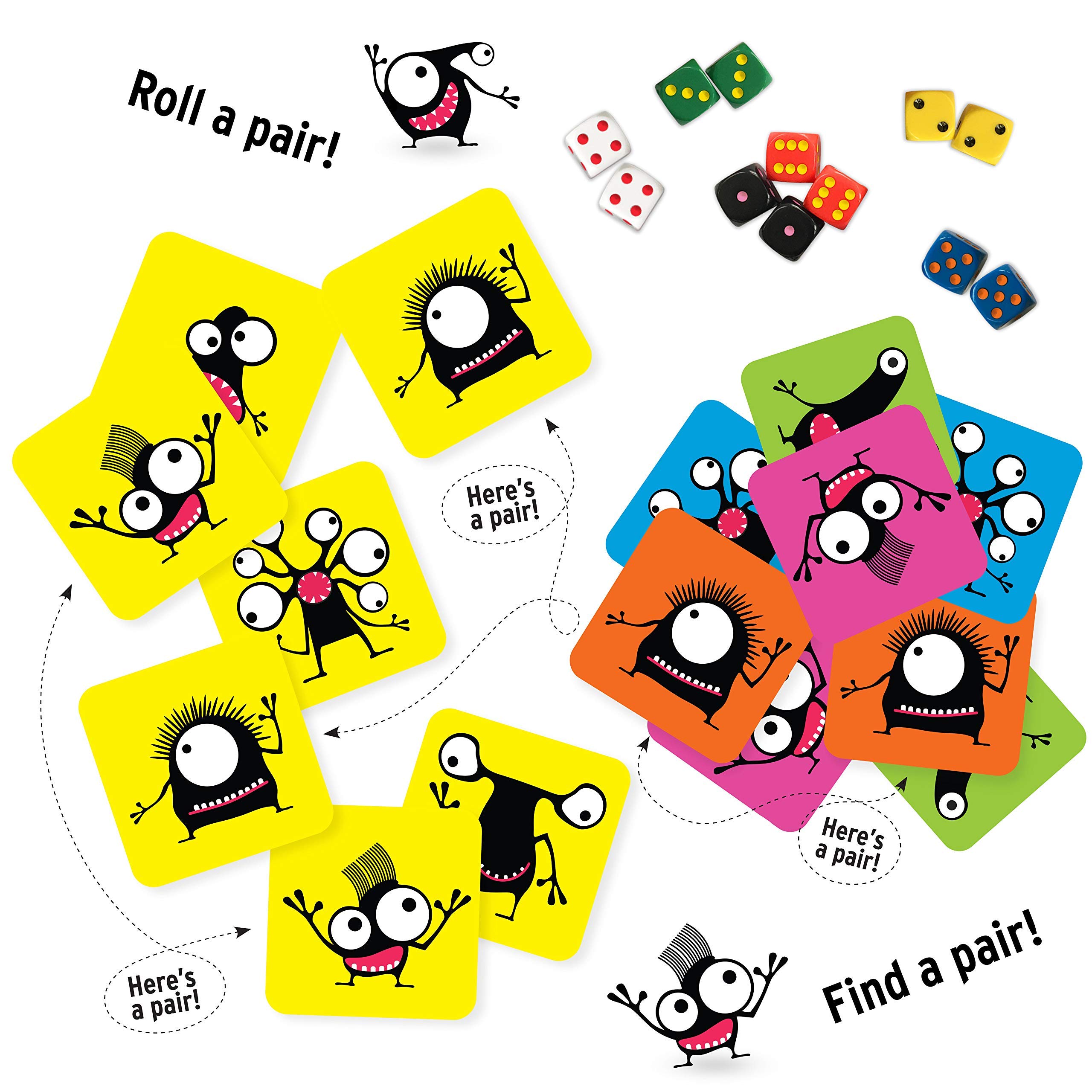 TENZI PAIRZI - The Fast, Fun Card Matching Family and Party Game with a Twist - for Ages 6 to 96 - 2 to 6 Players