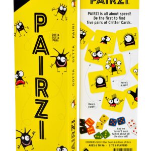 TENZI PAIRZI - The Fast, Fun Card Matching Family and Party Game with a Twist - for Ages 6 to 96 - 2 to 6 Players