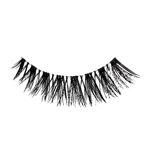 KISS Lash Couture, False Eyelashes, Jubilee', 10 mm, Includes 4 Pairs Of Lashes, Contact Lens Friendly, Easy to Apply, Reusable Strip Lashes, Glue On