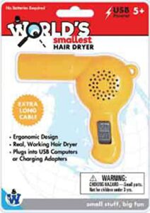 gadgets westminster - world's smallest hair dryer