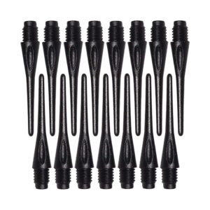 wolftop 2ba thread soft tip dart points 300 pack - plastic dart tips replacement dart accessories set - black