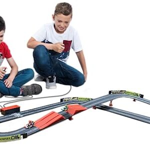 Carrera GO!!! 63503 Official Licensed Mario Kart Battery Operated 1:43 Scale Slot Car Racing Toy Track Set with Jump Ramp Featuring Mario and Luigi for Kids Ages 5 Years and Up