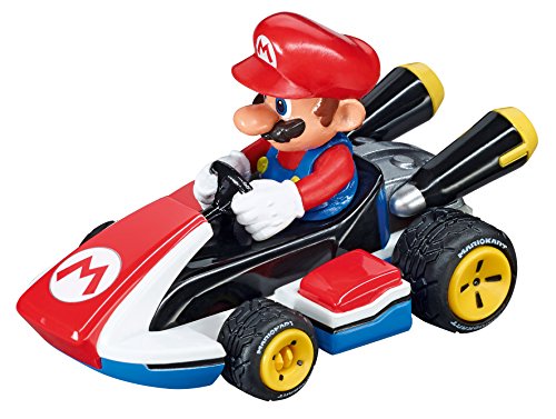 Carrera GO!!! 63503 Official Licensed Mario Kart Battery Operated 1:43 Scale Slot Car Racing Toy Track Set with Jump Ramp Featuring Mario and Luigi for Kids Ages 5 Years and Up