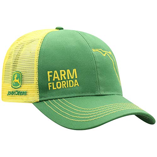 John Deere Farm State Pride Cap-Green and Yellow-Florida