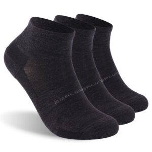 low cut running socks zealwood women merino wool socks ultra-comfortable moisture wicking low cut wool socks fast dry mens ankle socks for women athltic cycling socks gifts for men mom dad gifts