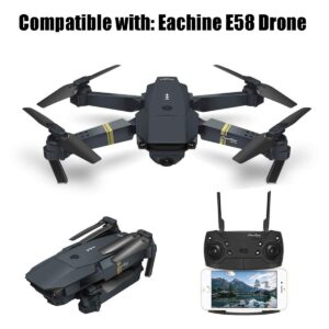 Anbee Portable Carrying Case EVA Hard Shell Storage Bag Box Compatible with EACHINE E58 RC Drone