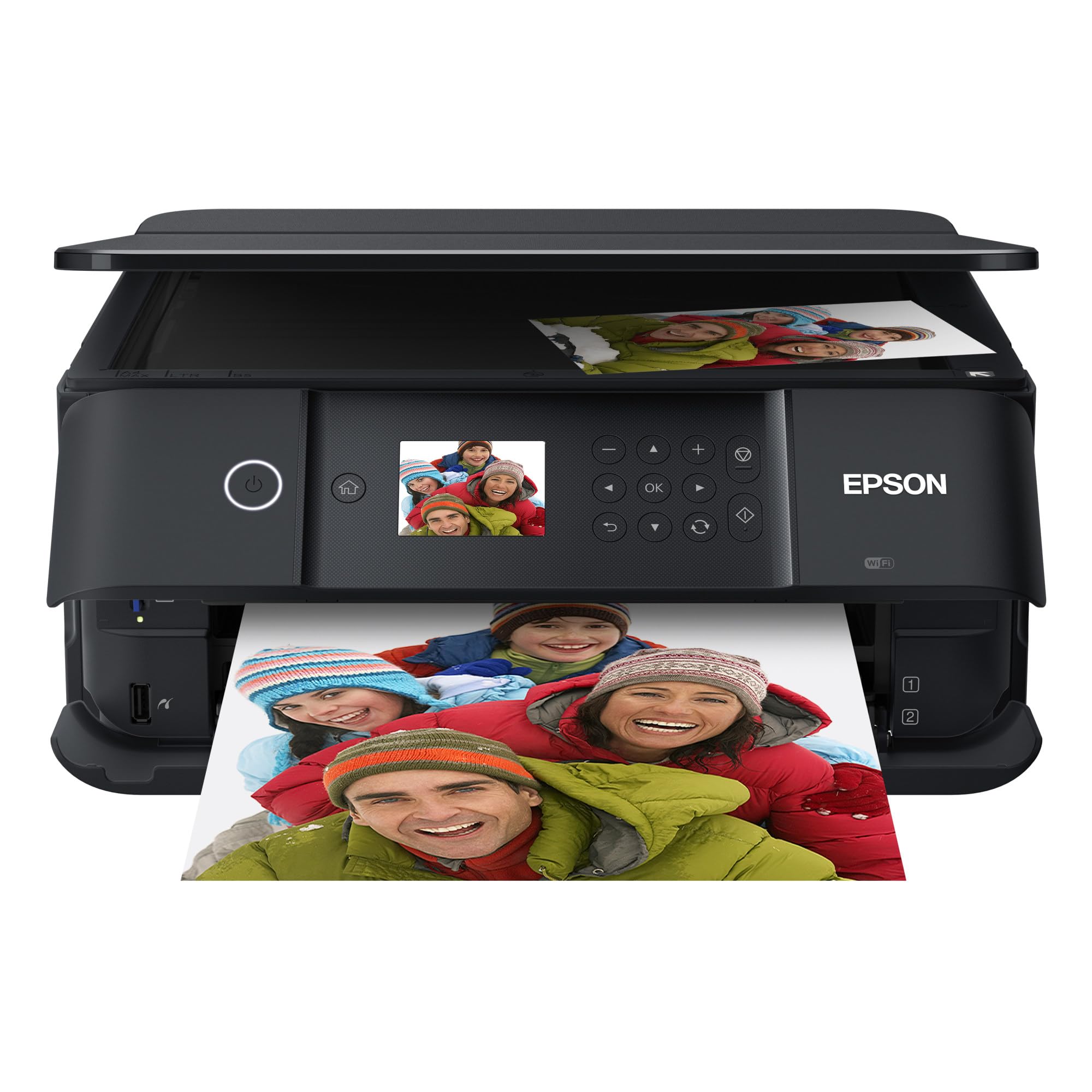 Epson Expression Premium XP-6100 Wireless Color Photo Printer with Scanner and Copier, Black, Medium