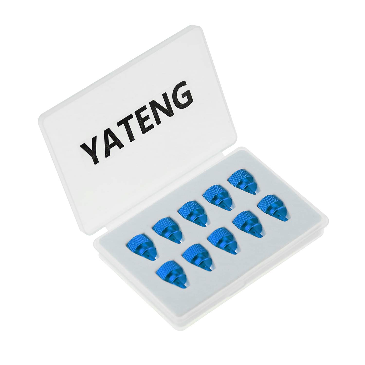 YATENG 10-pcs Anodized Aluminum Computer Case Thumbscrews (6-32 Thread) for Computer Cover/Power Supply/PCI Slots/Hard Drives DIY Personality Modification & beautification (Sky Blue)