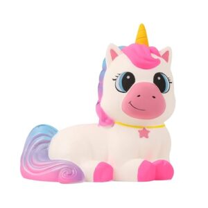 anboor squishys animal toy 9.1" jumbo squishies unicorn kawaii stress relief toy soft scented squeeze gift adhd kids adults