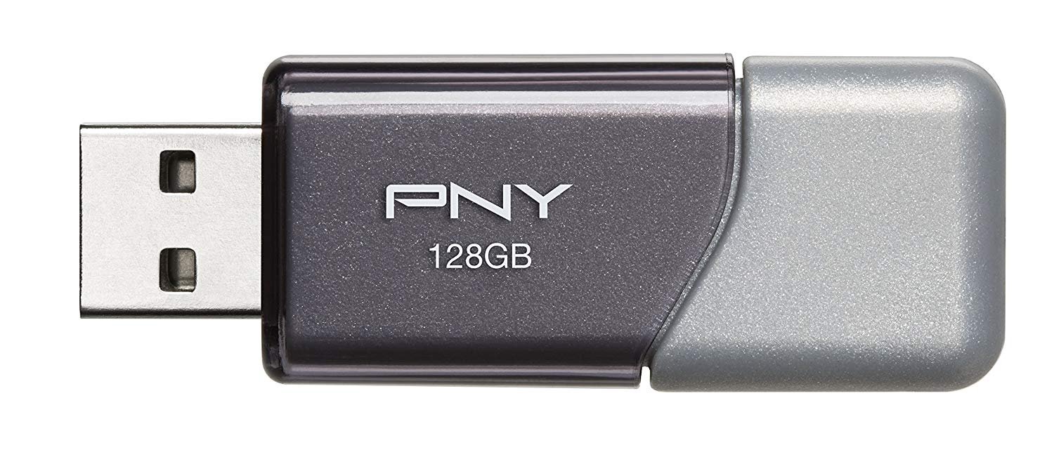 PNY 128GB USB 3.0 Flash Drive Elite Turbo Attache 3 (Ten Pack) Bundle with (5) Everything But Stromboli Lanyard (P-FD128TBOP-GE)