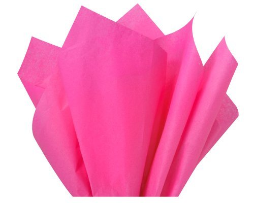 Flexicore Packaging| Gift Wrap Tissue Paper|15"x20"|100 Count (Hot Pink, 100 Sheets)