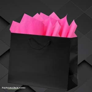 Flexicore Packaging| Gift Wrap Tissue Paper|15"x20"|100 Count (Hot Pink, 100 Sheets)