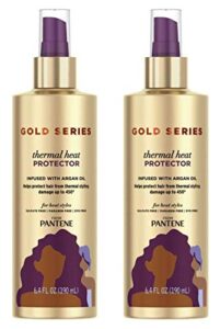 pantene gold series thermal heat protector 6.4 ounce pump (190ml) (2 pack)