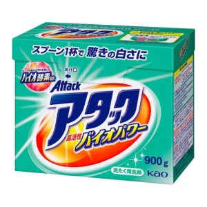 kao attack bioex detergent net wt.0.9kg (2 pack)