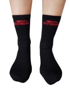 edea skating socks (black, medium (240-270))