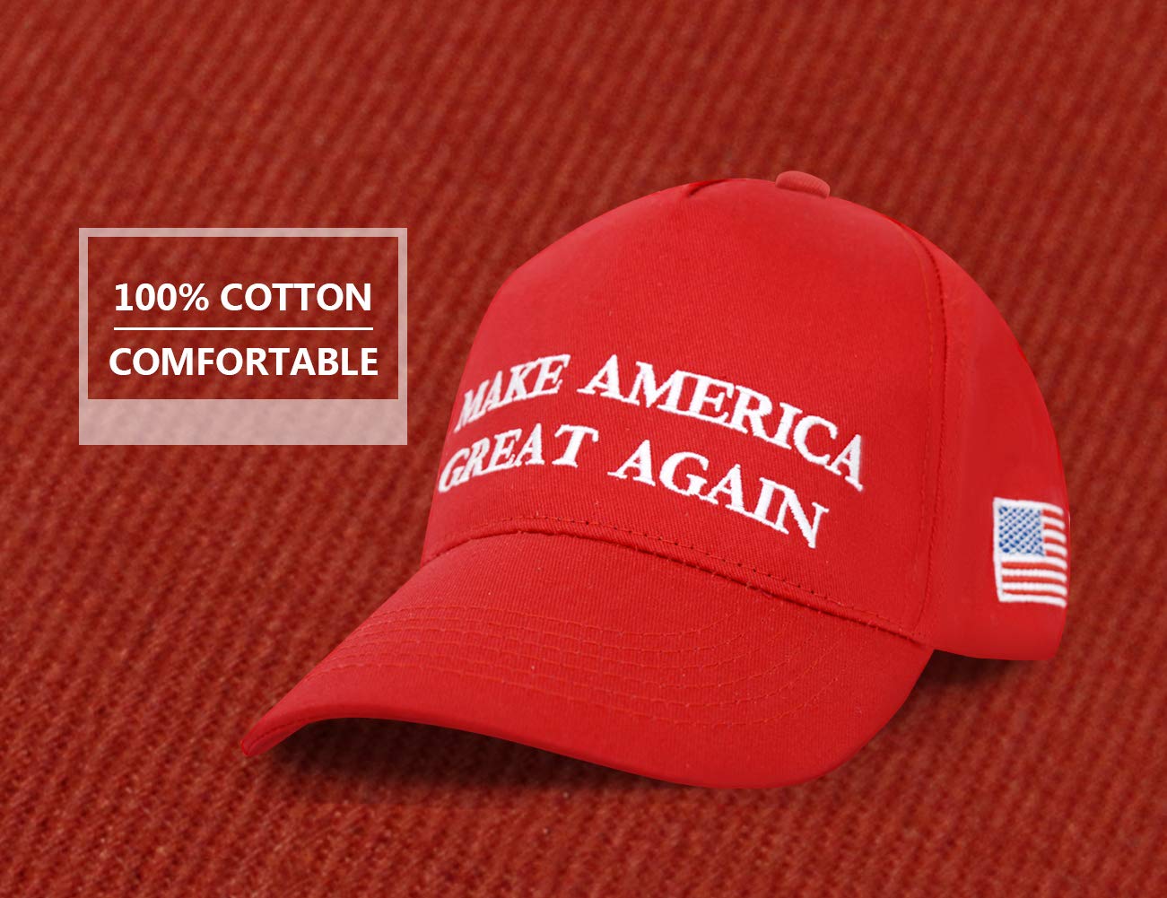 DISHIXIAO Make America Great Again Adjustable Baseball Caps, Unisex Snapback Sports Hat