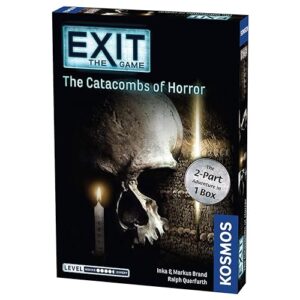 exit: the catacombs of horror | exit: the game - a kosmos game from thames & kosmos | card-based, 2-part at-home escape room experience for 1 to 4 players, ages 16+