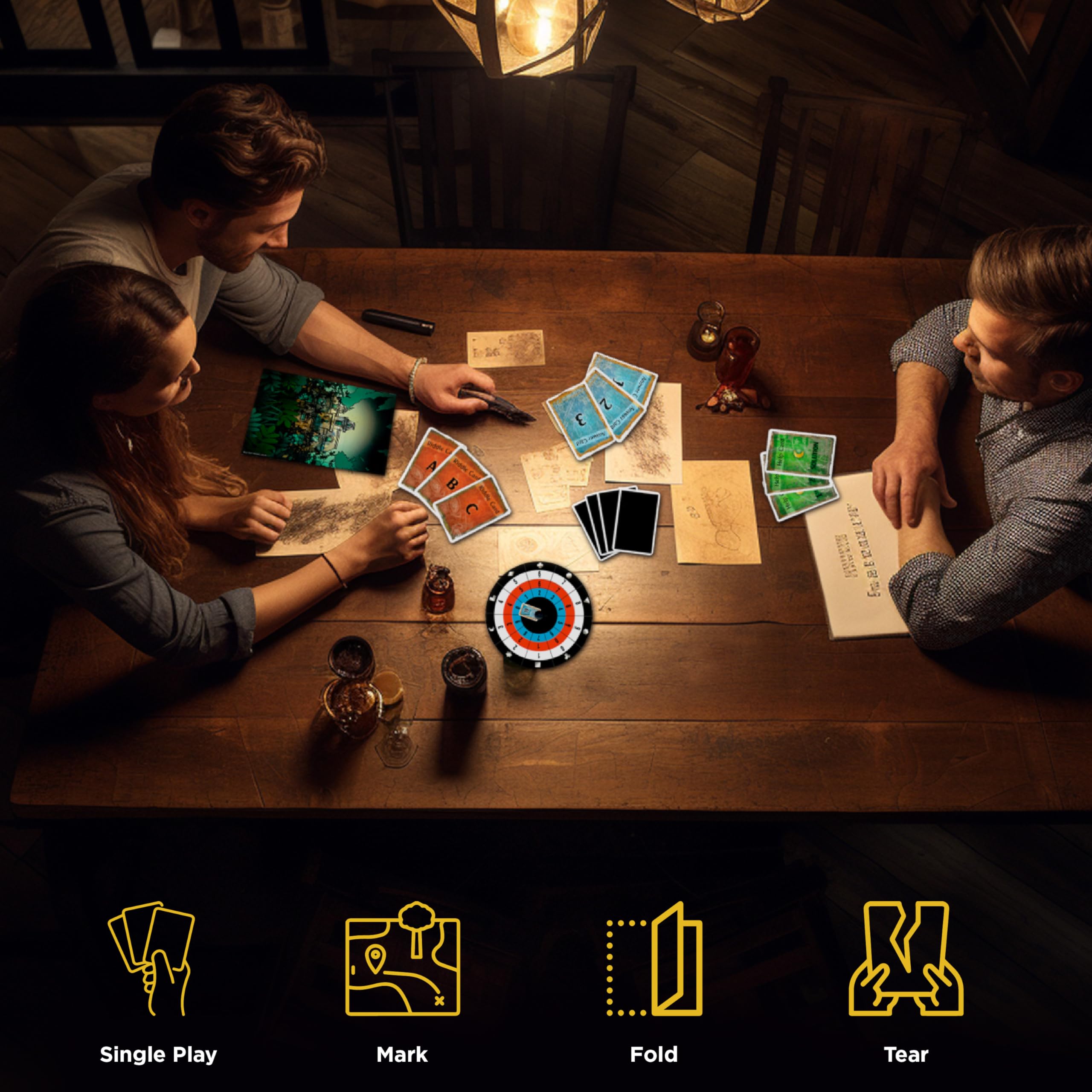 The House of Riddles | Exit: The Game - A Kosmos Game from Thames & Kosmos | Family-Friendly, Card-Based At-Home Escape Room Experience for 1 To 4 Players, Ages 10+, Multi-colored