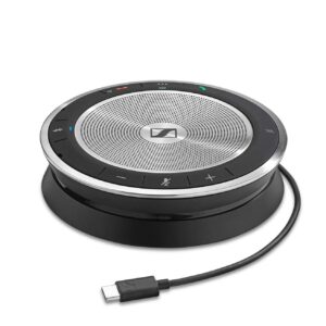 Sennheiser SP 30+ (508346) Sound-Enhanced, Wired or Wireless Speakerphone | Desk, Mobile Phone & Softphone or PC Connection | Unified Communications Optimized