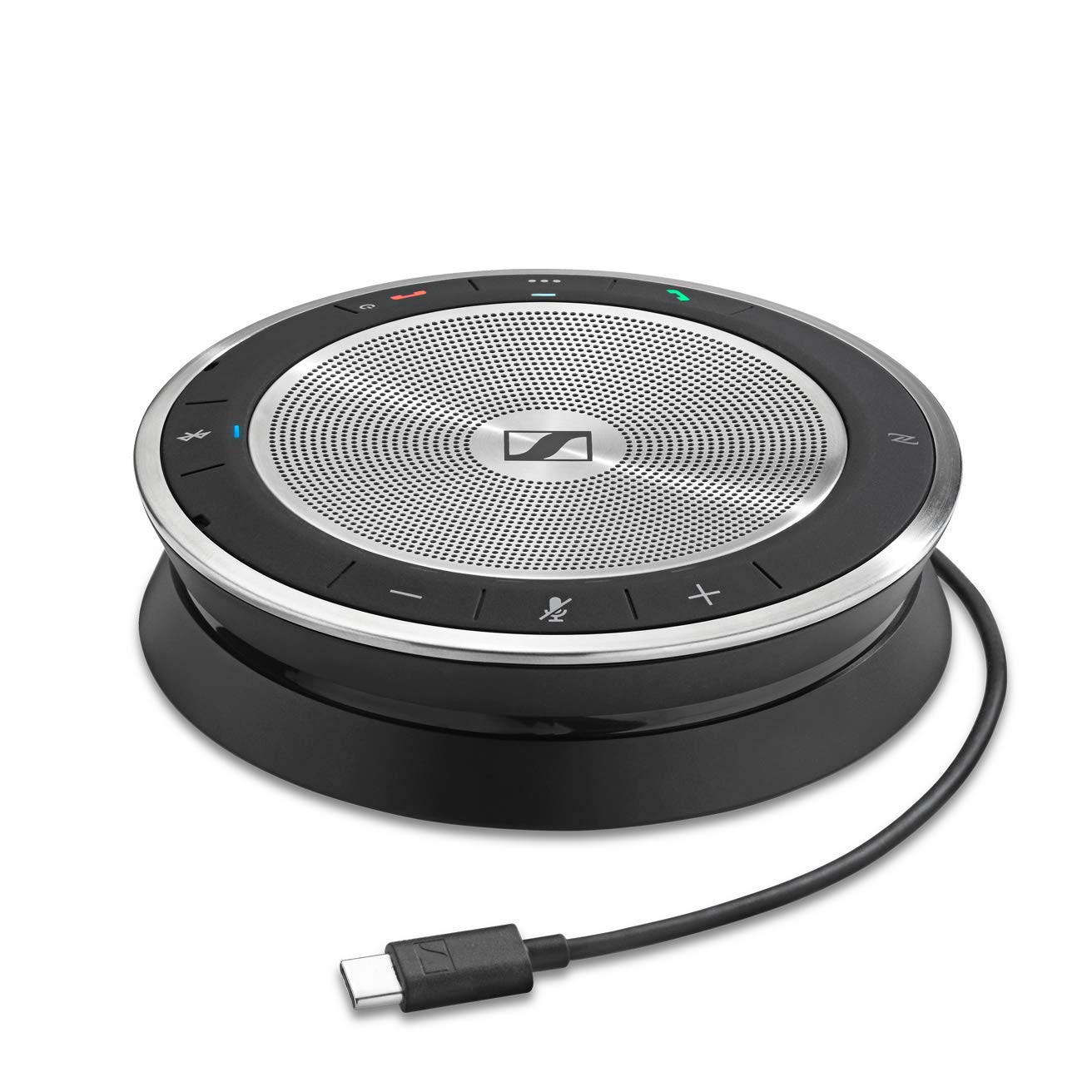 Sennheiser SP 30+ (508346) Sound-Enhanced, Wired or Wireless Speakerphone | Desk, Mobile Phone & Softphone or PC Connection | Unified Communications Optimized